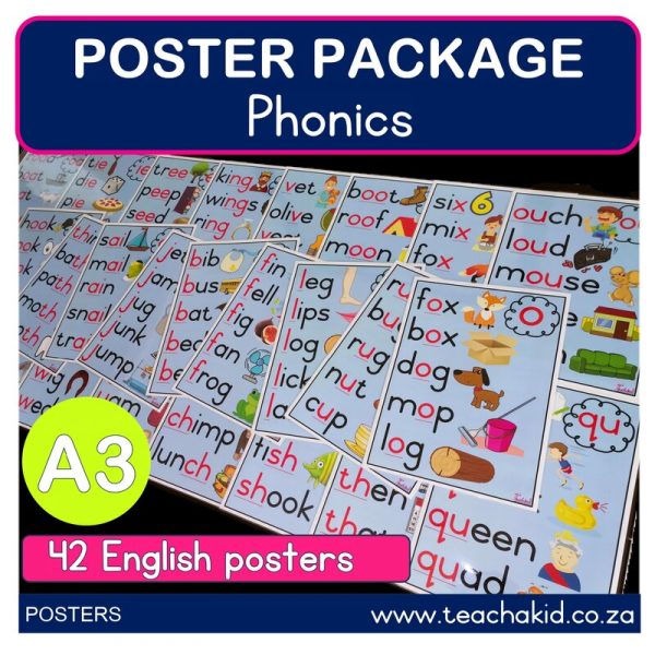 Poster package: Phonics (PDF) - Teachakid