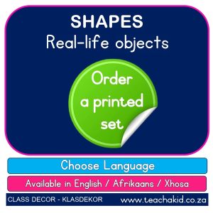 Real-life objects – posters (PDF) - Teachakid