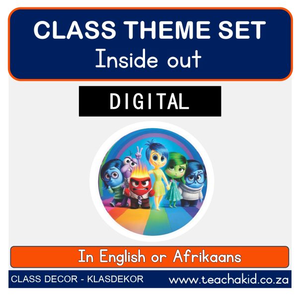 Inside out class theme set (PDF) - Teachakid