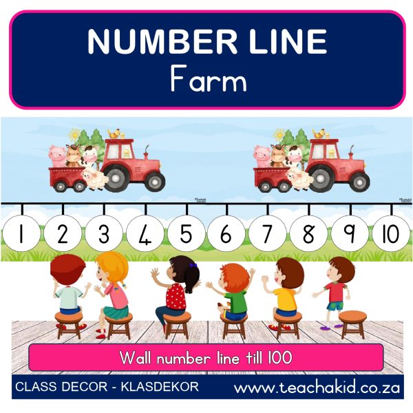 Farm – number line to 100 (PDF) - Teachakid
