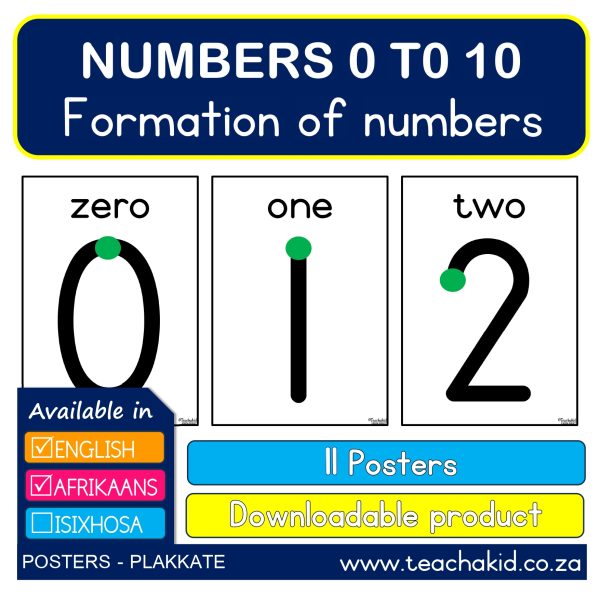 Formation of numbers 0 to 10 (PDF) - Teachakid